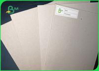 China Thickness 1.5mm - 2.5mm Good Hardness Stiffness Grey Cardboard In Sheets for sale