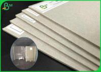 China FSC Approved Recycled Material 70*100cm 1.35mm 1.5mm 2mm Grey Chipboard for sale