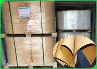 China 200gsm Pure Wood Pulp Smooth  Clean Sufface Brown Kraft Paper In Roll for sale