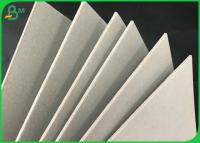 China Recycled Laminated Board Paper Gray 1.8mm 2mm Thick Grey Cardboard sheets for sale