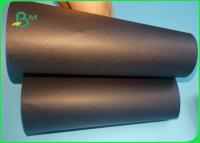 China 100% Wood Pulp Grey Cardboard Sheets Good Folding Resistance 1.5-2.0mm Black Book Binding Board For Bags for sale