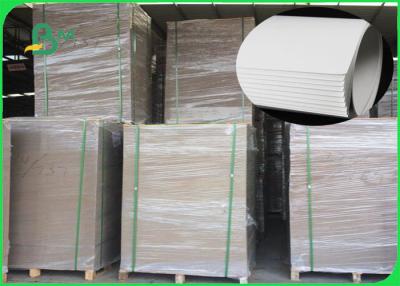 China 1.0MM 1.2MM 1.5MM White Card Board / Ivory Paper 400GSM One Side Glosssy for sale