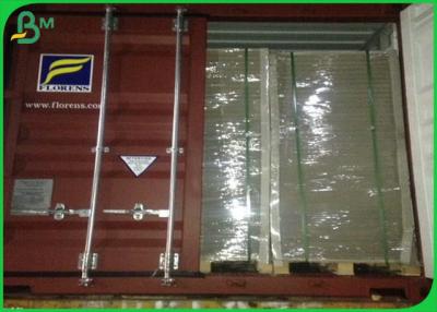 China 1.2mm 1.5mm high thick Grey Chip Card Board Laminated Sheet FSC approved for sale