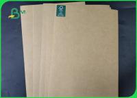 China FSC 250GSM - 400GSM Kraft Liner Board Brown Color 70 * 100 For Document Bags for sale