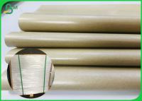 China 60gram 80gram C1S Natural Brown Paper For Fried Food Wrapping Custom Size for sale