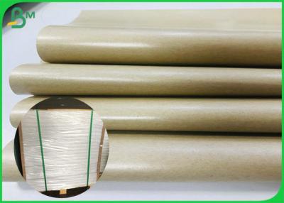 China 60gram 80gram C1S Natural Brown Paper For Fried Food Wrapping Custom Size for sale