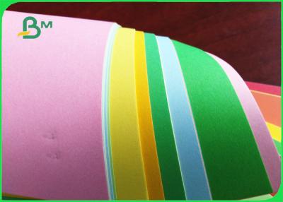 China 80gsm Virgin Colour Bristol Paper Color Offest Paper 550 x 645mm for Hand art for sale