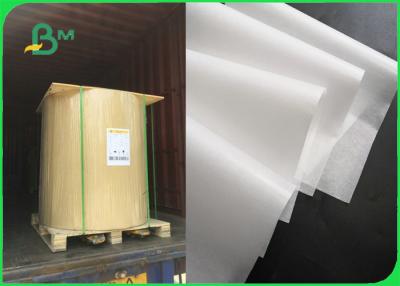 China 35gsm 40gsm MG White Kraft Paper Roll For Bread Package 100% Food Grade for sale