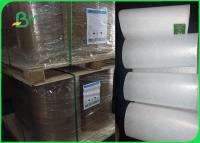 China Food Grade High Temperature Resistance 45 & 50gram MG White Kraft Paper In Roll for sale