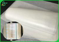 China Moisture Proof 45 / 50 Gram MG White Kraft Paper Roll Food Grade Fruit Packing Paper for sale