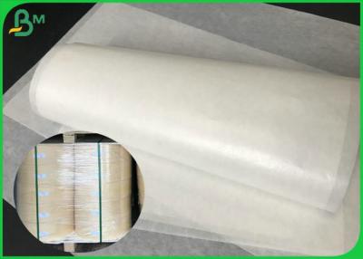 China Moisture Proof 45 / 50 Gram MG White Kraft Paper Roll Food Grade Fruit Packing Paper for sale