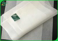 China Moisture Proof 45 / 50 Gram MG White Kraft Paper Roll Food Grade Fruit Packing Paper for sale