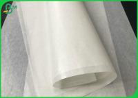 China Moisture Proof 45 / 50 Gram MG White Kraft Paper Roll Food Grade Fruit Packing Paper for sale