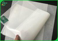 China Moisture Proof 45 / 50 Gram MG White Kraft Paper Roll Food Grade Fruit Packing Paper for sale