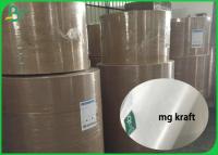 China Jumbo Roll 40GSM 50GSM Bleached MG White Paper For Sandwiches Packaging for sale