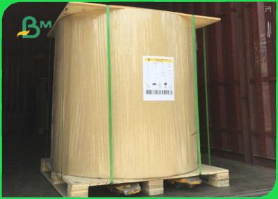 China 30 - 50gsm Pure Wood Pulp MG Kraft Paper Brown / White Color For Food Packing for sale