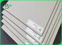 China Thickness 1.28 2.24 3.2MM Grey Board / Recycled Paper Size Customized For Box for sale