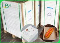 China FSC Food Grade 30gsm 40gsm One Side Coated White / Brown Craft Paper For Paper Bags for sale