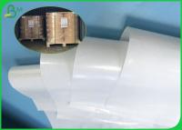 China Moisture Proof 50gsm +10g PE Coated Paper Roll For Packing Candle for sale