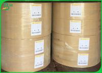 China Uncoated Recycled and Virgin Bobina De Papel Kraft 90g to 450g Natural Brown for sale