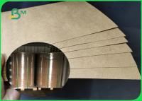 China Unbleached Brown Color Bobina De Papel Kraft FSC Approved 100G 200G 300g for sale