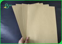 China Unbleached Brown Color Bobina De Papel Kraft FSC Approved 100G 200G 300g for sale