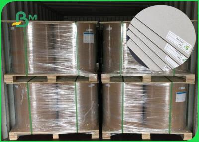 China 1.28MM 2MM 3MM Grey Color Chipboard 4 Sides Smooth Thick Customized Can Trim for sale