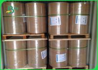 China FSC 80g 250gsm 350gsm Natural Brown Color Kraft Paper Rolls Eco - Friendly for sale