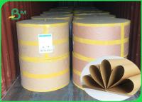 China 250 / 300 / 300gsm Good Strenght Surface Glossy Kraft Paper Roll For Packing for sale