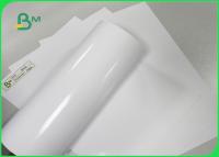 China 140 / 250gsm High Glossy Cast Coated Paper Size Customized With Mirror Finish for sale