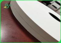 China White Color Waterproof Drinking Straw Wrapping Paper Width 22mm 24mm 25mm for sale