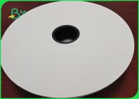 China White Color Waterproof Drinking Straw Wrapping Paper Width 22mm 24mm 25mm for sale