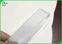 China Food Grade 32mm 44mm width 28gsm White Kraft Rolls For Straw Wrapping Paper for sale