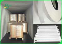 China 24gsm 25gsm 28gsm White Wrapping Paper Roll Food Grade Custom  FDA SGS FSC for sale