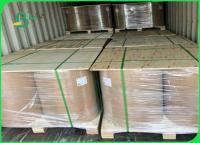 China 60g + 10g Unbleached Food PE Coated Paper / Waterproof Kraft Paper One Side Glossy for sale