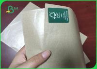 China FDA 40 To 160GSM Kraft Paper With PE One Side Coated For Packing Chicken Rolls for sale