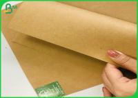 China 50 * 70cm 350G 400G Brown Kraft Paper Sheets 100% Virgin Wood Pulp Material for sale