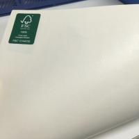 China ISO9001 ISO14001 FDA SGS White PE Coated Paper Glossy Food Safe Customized for sale