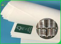 China 40G 50G Virgin Uncoated White Sack Kraft Paper / Brown Craft Paper Jumbo Roll for sale