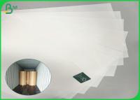 China Grade AA FSC Certified 40gsm - 70gsm White Sack Kraft Paper In Reels For Bags for sale