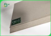 China Grade AA / AAA Grey Chip Board Thickness Customized 1000mm Recycled Paper for sale