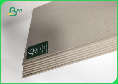 China Grade AA / AAA Grey Chip Board Thickness Customized 1000mm Recycled Paper for sale