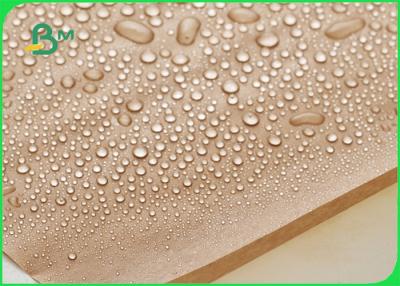 China FDA Approved Plastic Coated Paper With Waterproof 70g 80g 170g Natural Brown for sale