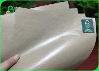 China FDA Approved Plastic Coated Paper With Waterproof 70g 80g 170g Natural Brown for sale