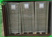 China 1.5mm Thick Blue Green Coated Duplex Board / Colored Book Binding Cardoard Sheet for sale