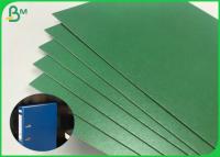 China 1.2mm 1.5mm 1.8mm Solid Smooth Thick Green Paper Cardboard For Book Binding for sale