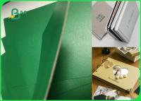 China FSC Certificate Colored Green Book Binding Board Good Stiffness  Customized for sale
