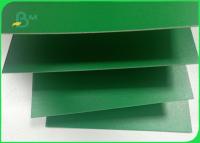 China 470gsm / 1.2mm Good Breakage Resistance Green Color Book Binding Board For Folder for sale