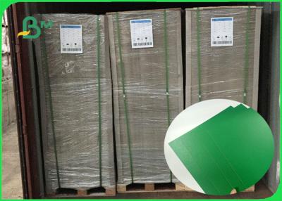 China 470gsm / 1.2mm Good Breakage Resistance Green Color Book Binding Board For Folder for sale