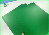 China 470gsm / 1.2mm Good Breakage Resistance Green Color Book Binding Board For Folder for sale